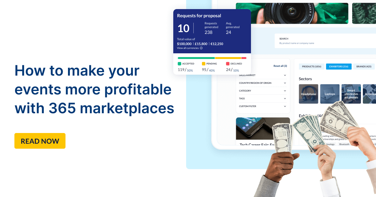 How to make your events more profitable with 365 marketplaces ...