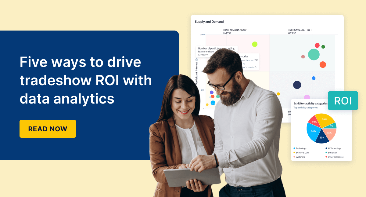 Five ways to drive tradeshow ROI with data analytics