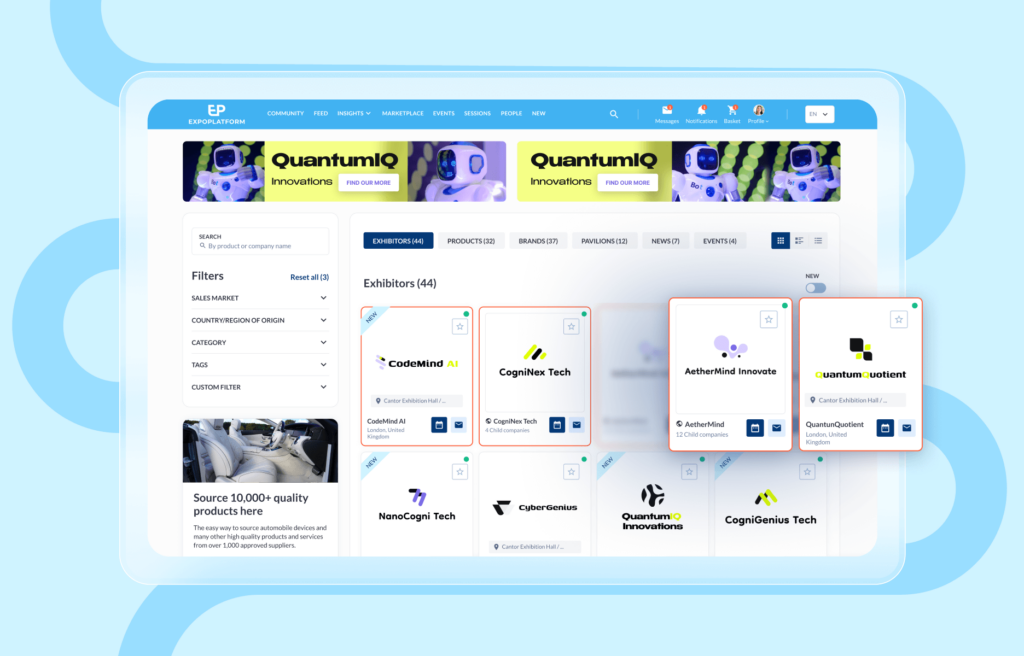 Six digital sponsorships for your next event | ExpoPlatform