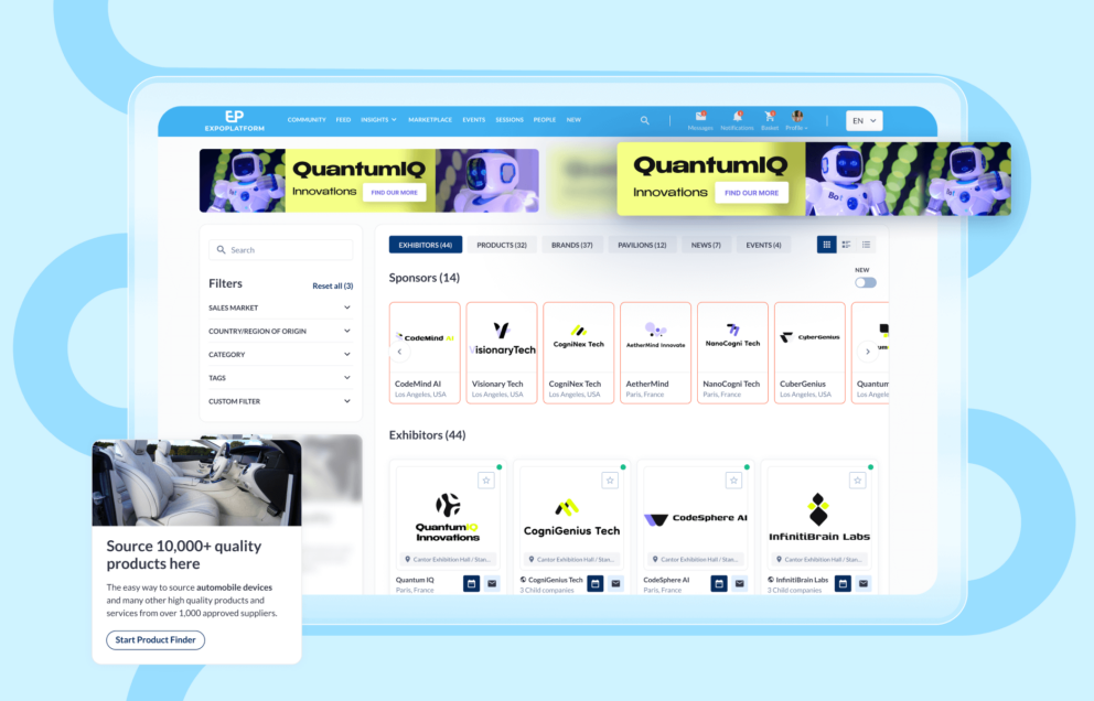 Six digital sponsorships for your next event | ExpoPlatform