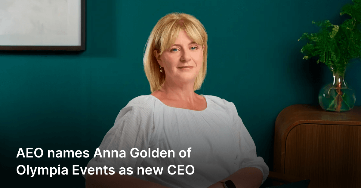 AEO names Anna Golden of Olympia Events as new CEO | ExpoPlatform